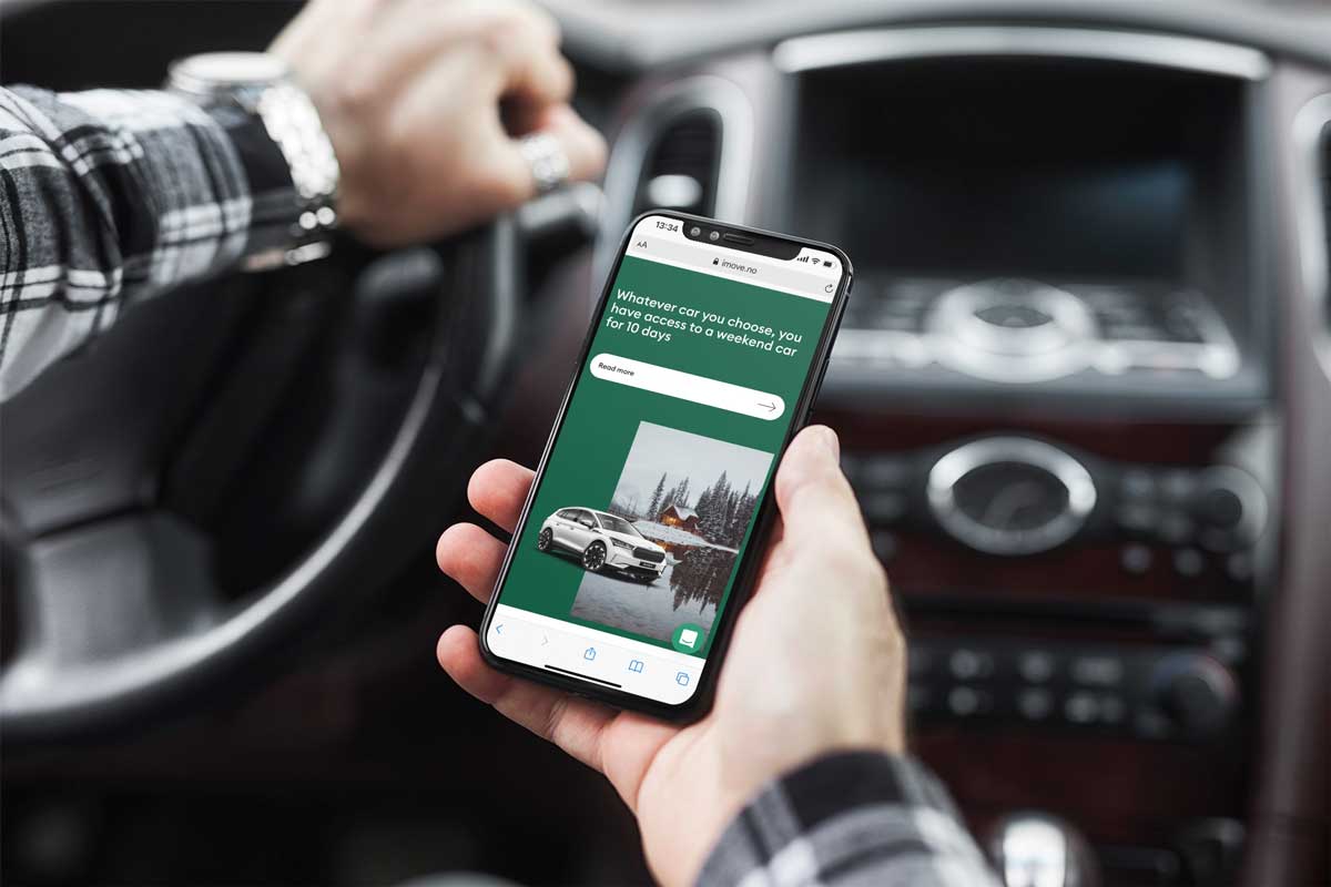 imove's car subscription servic erelies on INVERS tech